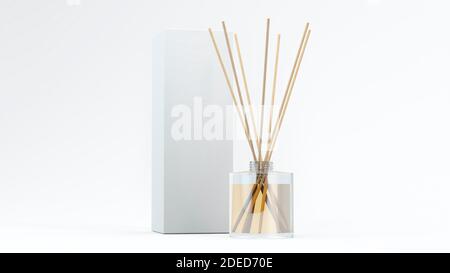 Air freshener mock up 3d rendering Stock Photo - Alamy
