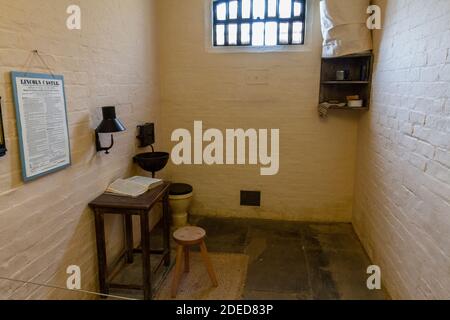 Prison cell in a UK Victorian prison, in 1997 Stock Photo - Alamy