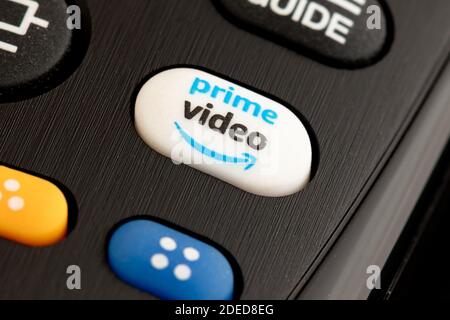 Button with logo for Amazon Prime Video on remote for a smart ...