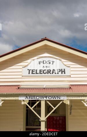 Historic Post and Telegraph Office Sign, Sovana, Tuscany, Italy Stock ...