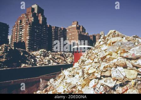 1970s Photo - (1973) - Part of the 26;000 tons of solid waste that New ...