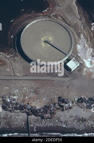 The pulp waste water clarifier at Crown Zellerbach Mill is an essential ...