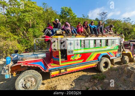 Overloaded Jeepney in The Philippines Stock Photo - Alamy