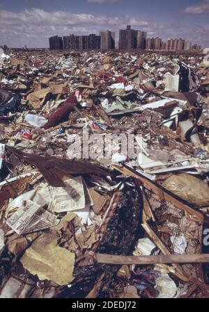 "1970s Photo - (1973) - Municipal dump in the Bronx reaches almost to ...