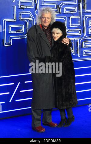 Brian May and Anita Dobson attend the UK Premiere of "Masters Of The ...