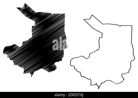 Central Equatoria state (States of South Sudan, Equatoria Region) map ...