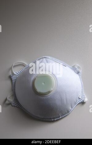 A respirator with an exhalation valve, a safety mask protecting from ...