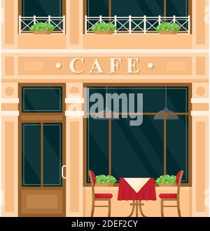 big building facade front vector illustration design Stock Vector Image ...