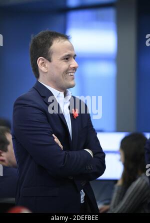 French Junior Minister for Digital affairs Cedric O visits the Doctolib ...