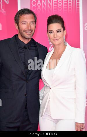 Franck Semonin and his wife Helene Semonin attend the 2nd Cannesseries ...