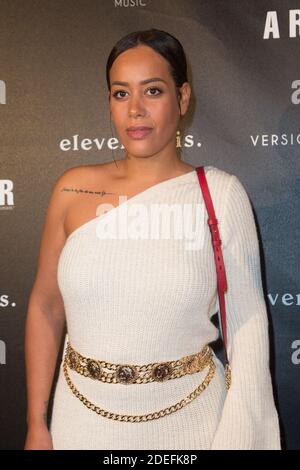Amel Bent attends 'I Am Not A Rapper' Elevenparis Capsule Collection ...