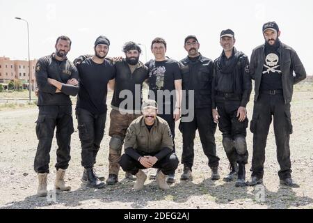 MOSUL, from left: Suhail Dabbach, Adam Bessa, 2019. ph: Jose Haro ...
