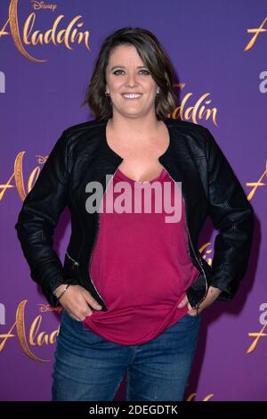 Emilie Lopez attending the Aladdin Premiere at the Grand Rex cinema in ...