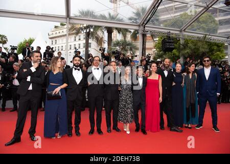 Gael García Bernal and the cast of Chicuarotes attend the screening of ...
