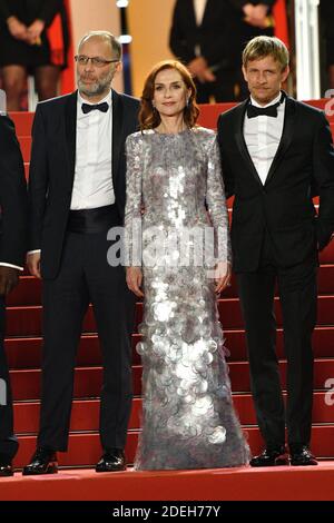 Isabelle Huppert, Ira Sachs, Jeremie Renier attend the screening of ...