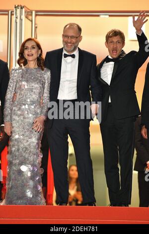 Isabelle Huppert, Ira Sachs, Jeremie Renier attend the screening of ...