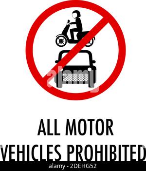 Construction vehicles with construction signs, vector cartoon ...