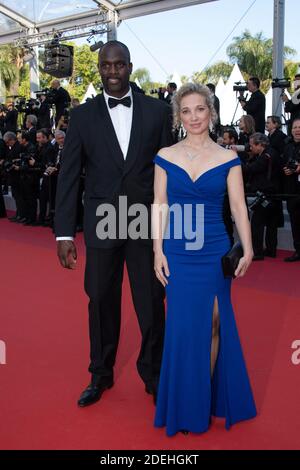 Pascal Gentil and his wife attending the Il Traditore Premiere as part ...