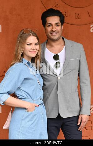 Sugar Sammy and his girlfriend Nastassia attend the 2019 French Open ...