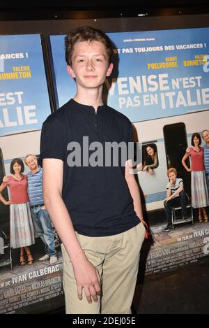 Helie Thonnat attending the premiere of Venise N'est Pas En Italie at ...
