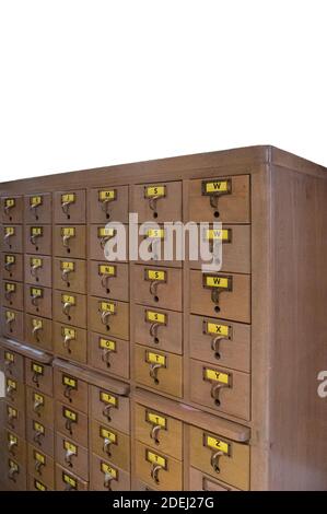 Library Card Catalog, USA Stock Photo - Alamy