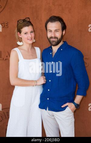 Charlotte Peretti and Antoine Gouy in Village during French Tennis Open ...