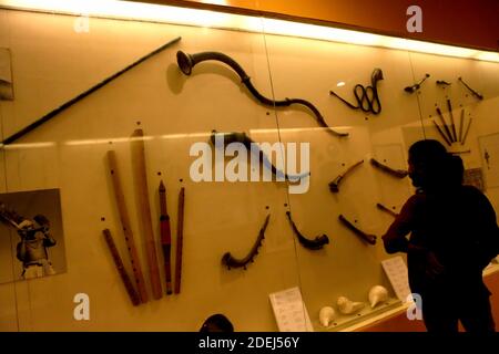 musical instruments of tribal india Stock Photo - Alamy