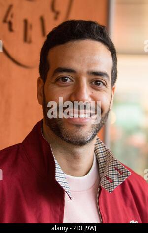 Tarek Boudali in village during French Tennis Open at Roland-Garros ...