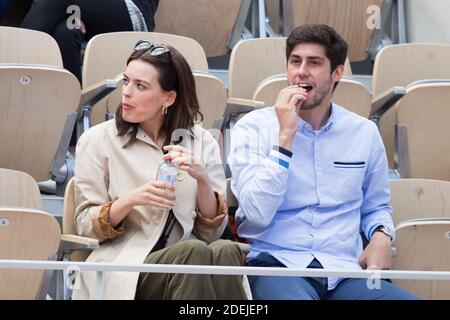 Emma Margaret Tachard-Mackey in stands during French Tennis Open at ...