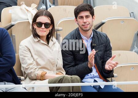Emma Margaret Tachard-Mackey in stands during French Tennis Open at ...