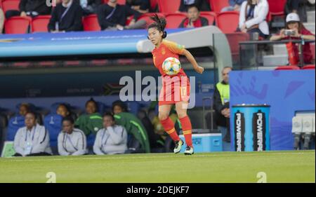 GU Yasha (CHN) in action during the match of 2019 FIFA Women's World ...