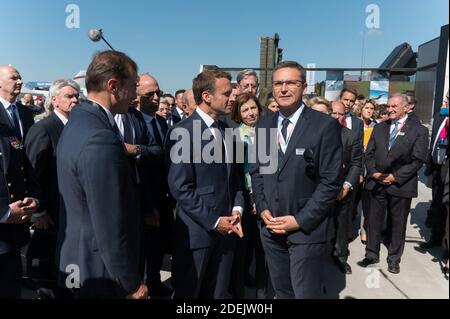 Eric Beranger and Emmanuel Macron attending the 53rd International ...