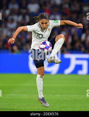 France's Amel Majri during the group A match between France and Norway ...