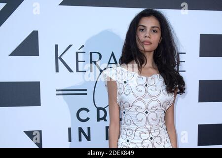 Ines Joseph attending the Kerastase Party on a boat at Port Debilly in ...