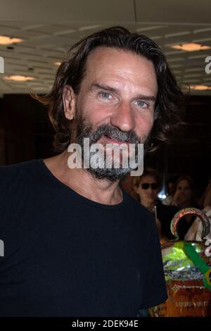 Frederic Beigbeder attending the Fred Allard X LVUTETIA exhibition ...