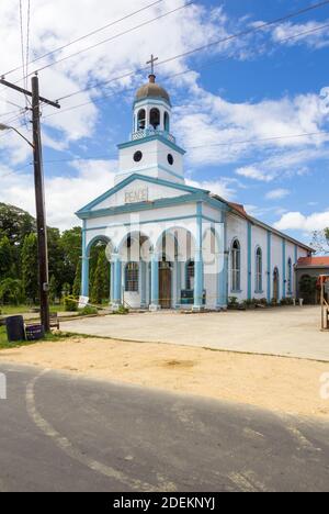 The old church of Catigbian town in Bohol, Philippines Stock Photo - Alamy