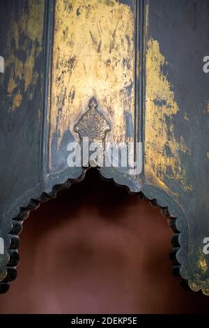 Example of art patterns applied on metals Stock Photo - Alamy