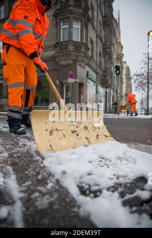 Nuremberg, Germany. 01st Dec, 2020. The snow-covered old town with the ...