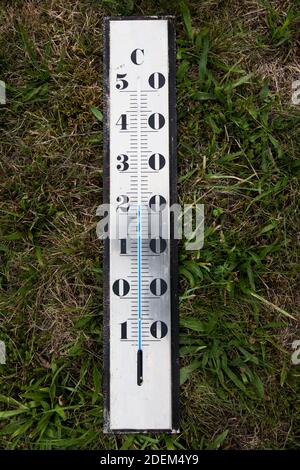 thermometer for measuring and observing the temperature, weather and ...