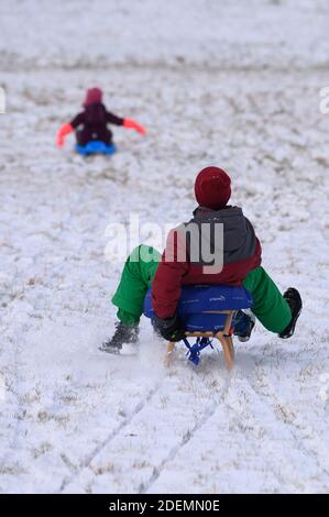 Altenberg, Germany. 01st Dec, 2020. An empty platter lift stands on a ...