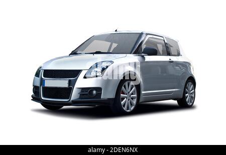Sport Suzuki Swift, side view isolated on white background Stock Photo ...