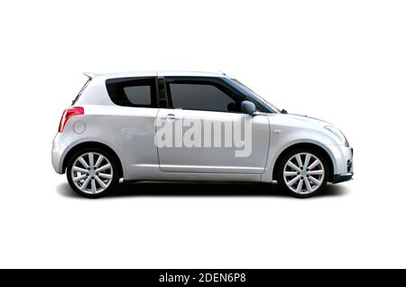 Sport Suzuki Swift, side view isolated on white background Stock Photo ...