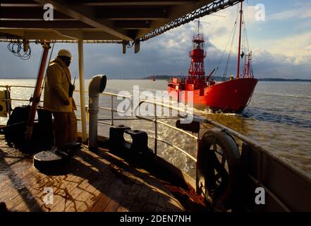 Trinity House vessel 'Mermaid' at the port of Harwich, Essex, UK Stock ...