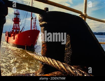 Trinity House vessel 'Mermaid' at the port of Harwich, Essex, UK Stock ...