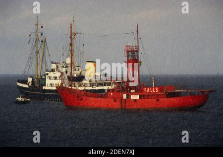 Trinity House vessel 'Mermaid' at the port of Harwich, Essex, UK Stock ...