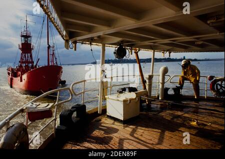 Trinity House vessel 'Mermaid' at the port of Harwich, Essex, UK Stock ...