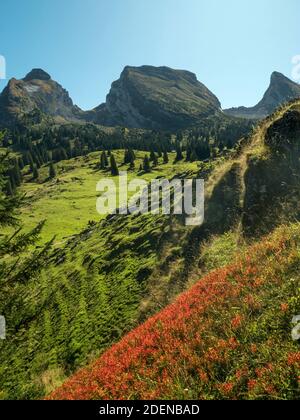 Churfirsten im Toggenburg Stock Photo - Alamy