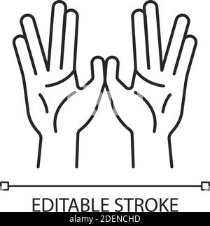 Priestly blessing hands icon Stock Vector Image & Art - Alamy