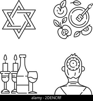 Jewish symbolism vector icon. The Star of David, is a symbol of Judaism ...