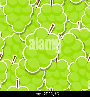 Seamless Pattern Background from Grapes. Illustration Stock Photo - Alamy